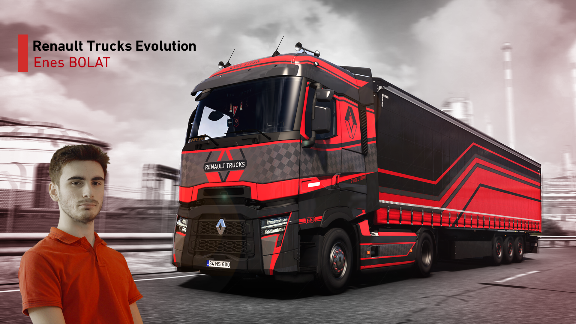 T, C, K EVOLUTION DESIGNOVÁ SOUTĚŽ ETS2 | Renault Trucks